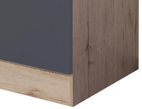 Dolní kuchyňská skříňka Tiago US100, dub san remo/šedá, šířka 100 cm