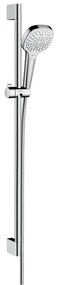 Hansgrohe Croma Select E, sprchová sada Multi se sprchovou tyčí 90 cm, bílá/chromová, HAN-26590400