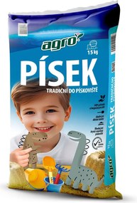 AGRO Písek tradiční do pískoviště, různé druhy, 1 ks, 15 kg