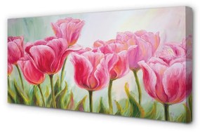 Obrazy na plátně tulipány obrázek 140x70 cm