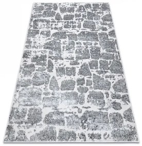 Moderní MEFE koberec 6184 Dlažba cihlový Strukturální, dvě úrovn velikost 280x370 cm | krásné koberce cz