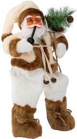 Tutumi, vánoční figurka Santa Clause 44 cm 301252, bílá-hnědá-zelená, CHR-08901