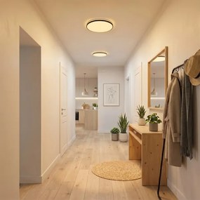 LED Stropní svítidlo HUGO LED/12/18/24W/230V 3000/4000/6500K pr. 30 cm IP54 čer.