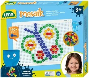 Lena Mozaika malá transparentní 140 dílků / od 3 let