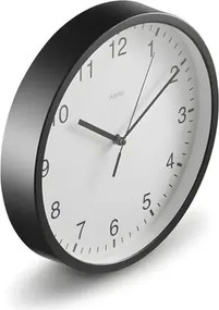 Hama Elba černá / Nástěnné hodiny / průměr 25 cm / tichý chod