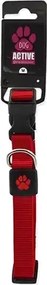 Active Dog Premium M červená 2x34-49cm / Obojek pro psy / Nylonový / N