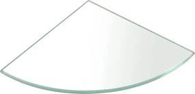 Sapho Sapho, Police rohová, čtvrtkruhová 200x200x8mm, čiré sklo, 23487