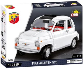 Cobi 24354 Fiat Abarth 595, 1:12, 1091 kostek