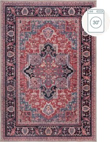Kusový koberec Hebden Windsor Red, 80x150, červená, obývacia izba, Flair Rugs