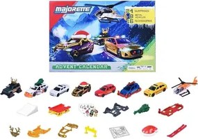 MAJORETTE Adventní kalendář Mountain Rescue / 24 dílků / 8 kovových au