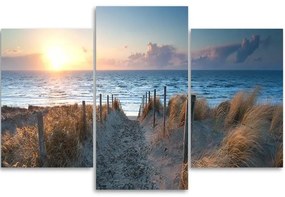 Gario Obraz na plátně Duny u moře - 3 dílný Rozměry: 60 x 40 cm