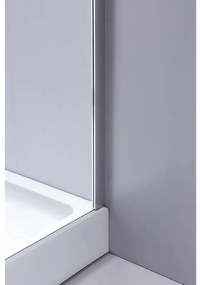 BPS-koupelny Pětiúhelníkový sprchový kout HYD-PK91A 80x80 cm chrom/transparent + vanička HYD-PSV-SXL07A bílá