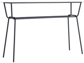 Konzolový stolek erina 120 x 35 cm černý MUZZA