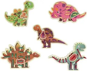 RAPPA Provlékačka dinosauři / 5 obrázků / 5 tkaniček