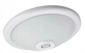ECOLIGHT LED stropní svítidlo 2xE27 s pohybovým senzorem - sklo