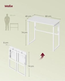 Skládací kancelářský stůl LWD151WF01