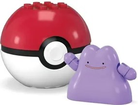 MEGA Stavebnice Pokémon Pikachu a Ditto / 2x Poké Ball / 42 dílků / od