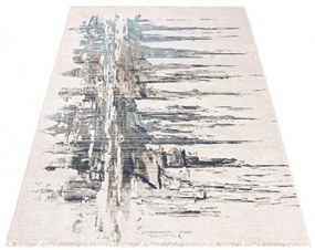 Moderní kusový koberec RIVOLI MC93A Abstraktní světle béžový Rozměr: 200x305 cm