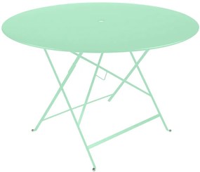 OnaDnes -20% Opálově zelený kovový skládací stůl Fermob Bistro Ø 117 cm