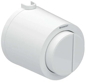 Geberit - Oddálené ovládání splachování WC, pneumatické, 2-činné splachování, alpská bílá 116.049.11.1