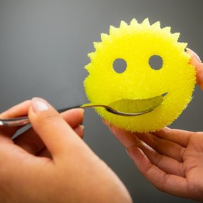 SRUB DADDY Houbička na nádobí a čistění, chytrá houba SCRUB DADDY, LIMITOVANÁ EDICE - Sněhová vločka
