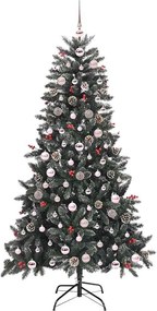 Umělý vánoční stromeček Zelená 180 cm PVC, plast a ocel 3395882