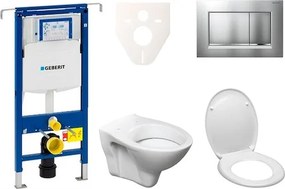 Cenově zvýhodněný závěsný WC set Geberit do lehkých stěn / předstěnová montáž + WC Ceramia S-Line Pro 111.355.00.5ND7
