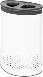 Brabantia Koš na prádlo 55 L šedá/bílá / 63 x 29 x 45 cm