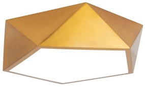 Toolight - Stropní svítidlo Diamond 30cm E27 3x60W APP875-C, zlatá, OSW-08973