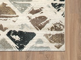 MERINOS Kusový koberec 3D Cambridge 7879 Bone BARVA: Hnědá, ROZMĚR: 80x150 cm