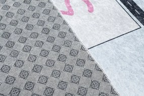 Dětský koberec s tématikou silnice a her školka Šířka: 160 cm | Délka: 220 cm