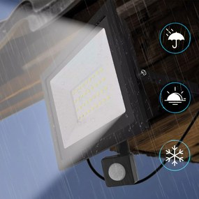 Toolight LED reflektor s pohybovým čidlem 30W RSL007-30N