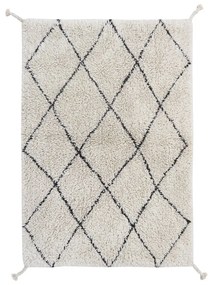 Krémový pratelný ručně tkaný bavlněný koberec 70x100 cm Mini Bereber – Lorena Canals