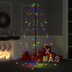 328579 vidaXL Vánoční stromek kužel 200 LED diod dovnitř i ven 98 x 150 cm