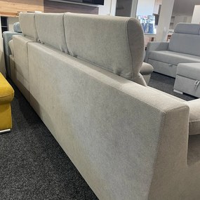 Sedací souprava GRECO MINI | 278x185 cm | PRAVÁ | 15 béžová WATER REPELLENT | rozkládací + úložný prostor