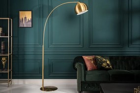 Stylová stojanová lampa Arch 205 cm zlatá