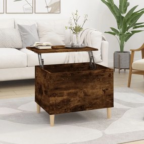 Konferenční stolek kouřový dub 60x44,5x45 cm kompozitní dřevo