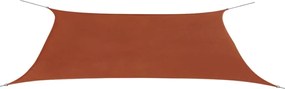 vidaXL Stínící plachta oxfordská látka obdélníková 4 x 6 m [42309] Barva: Cihlová