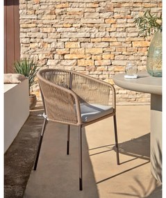 Béžové zahradní židle v sadě 2 ks Yanet – Kave Home
