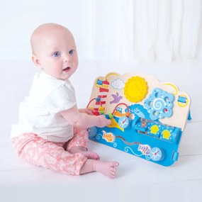 Bigjigs Toys Dřevěná motorická deska moře