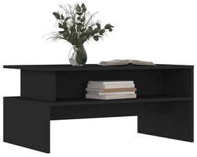 Konferenční stolek černý 90 x 55 x 42,5 cm kompozitní dřevo - Default Title