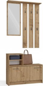 FALCO Předsíňová stěna Jantar dub artisan