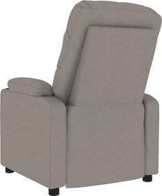 Masážní křeslo taupe textil 339100