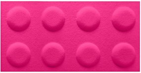In-Design Nástěnný dětský 3D obklad kostka 60×30 cm – různé barvy Obkladový panel: Barva: Růžová