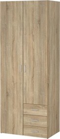 Šatní skříň Sid 77,6 x 49,5 x 200,4 cm, dub sonoma