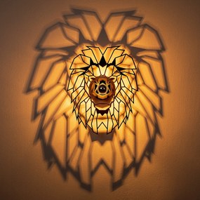 Nástěnná lampa Lion černá
