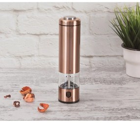 BERLINGERHAUS Mlýnek na pepř a sůl elektrický Rosegold Metallic Line BH-1906