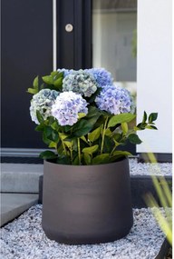 Květináč TROPICO, sklolaminát, výška 38 cm, antracit
