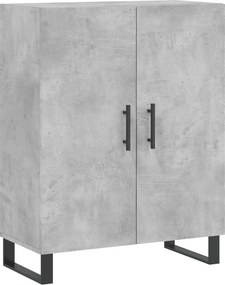 Skříň highboard betonově šedá 69,5x34x180 cm kompozitní dřevo 3198237