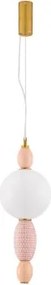 Závěsné LED svítidlo NOVA LUCE ORBIE 12W 3000K keramika a sklo 9009152